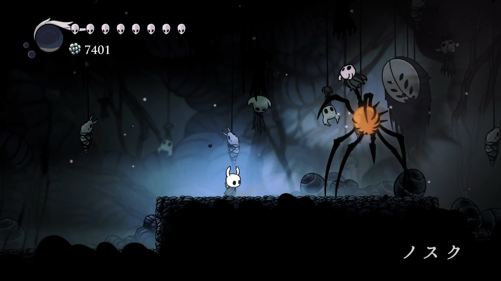 【ホロウナイト図鑑：エリア紹介】暗闇の巣｜Deepnest 獣者ヘラーが眠るクモ一族のエリア ※考察あり